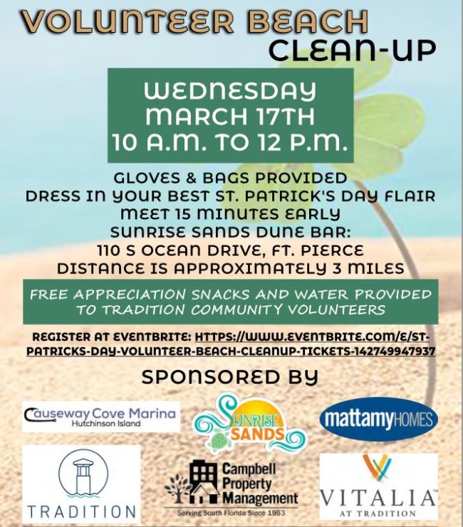 Volunteer Beach Clean-Up - Tradition